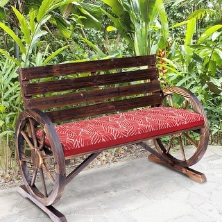 Ruby Red Bench Seat Cushion 48 x 18 in Red - 48"x 18" - Bed Bath ...