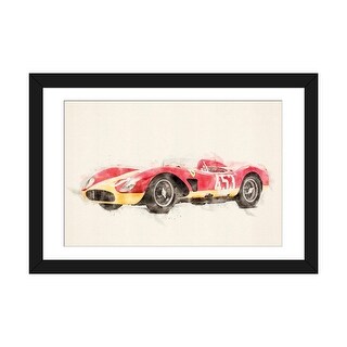 iCanvas "Ferrari Retro Tuning MCMLVII" by Paul Rommer - Bed Bath ...
