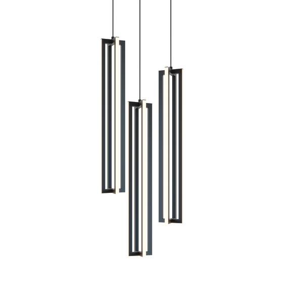 AFX CSSP24L30D1RND3 Cass 18" Wide LED Multi Light Pendant - 7200 lm ...