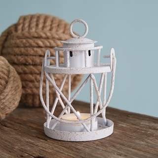 Lighthouse Tea Light Holder - 3undefined''W x 3''D x 5''H - Bed Bath ...