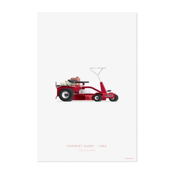 Forrest Gump Comet Snapper Mower Digital TV Movies Art Print/Poster ...