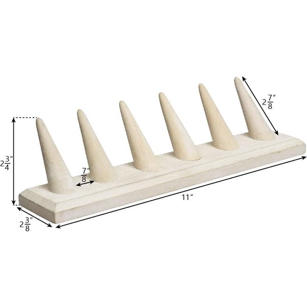 2 Pcs Set Finger Ring Stand Jewelry Display Holder Showcase - Bed Bath ...