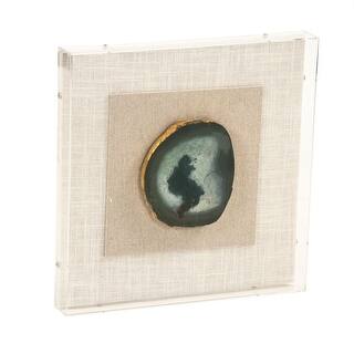 Green Geode in Shadow Box Framed Wall Art Decor 16" x 16" - Bed Bath ...