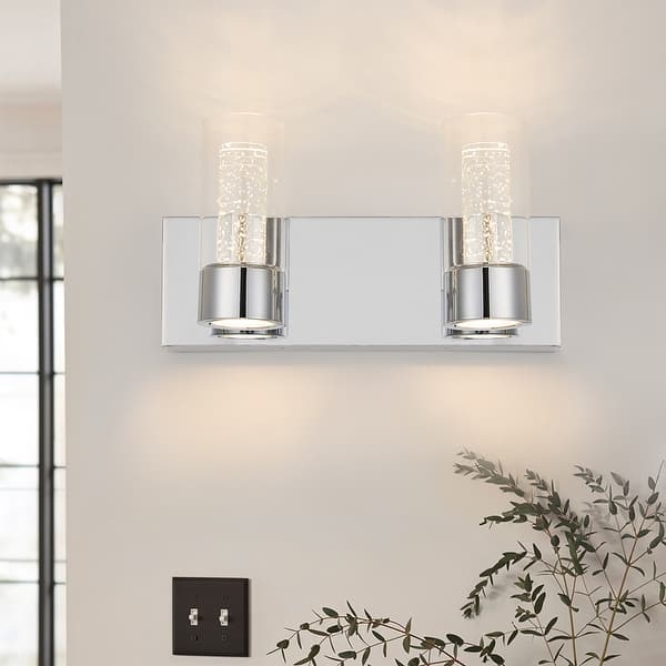 Dimmable Essence LED Vanity Light, Bathroom Lights Over Mirror, Chrome ...