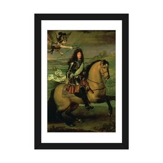 iCanvas "Equestrian Portrait of Louis XIV " by Pierre Mignard - Bed ...
