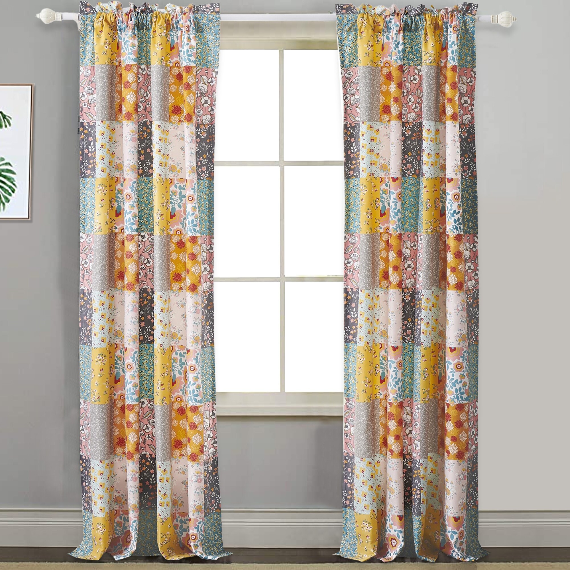 Patchwork Curtains - Bed Bath & Beyond