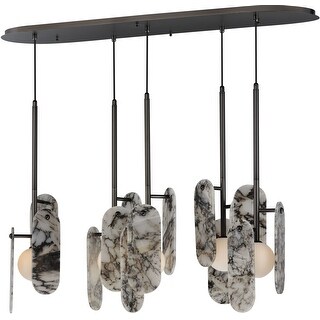 Studio M SM24815ARY Megalith 5 Light 48" Wide LED Linear Chandelier by ...