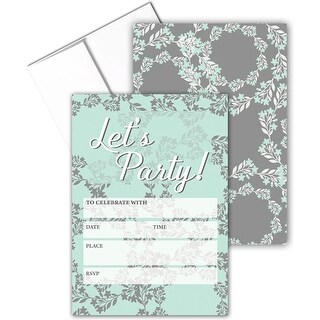 Stonehouse Collection Let's Party Fill-in Party Invitations | 25 Count ...