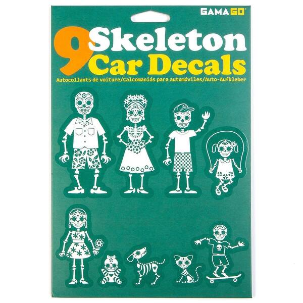 Skeleton Car Decals - multi - Bed Bath & Beyond - 13728385