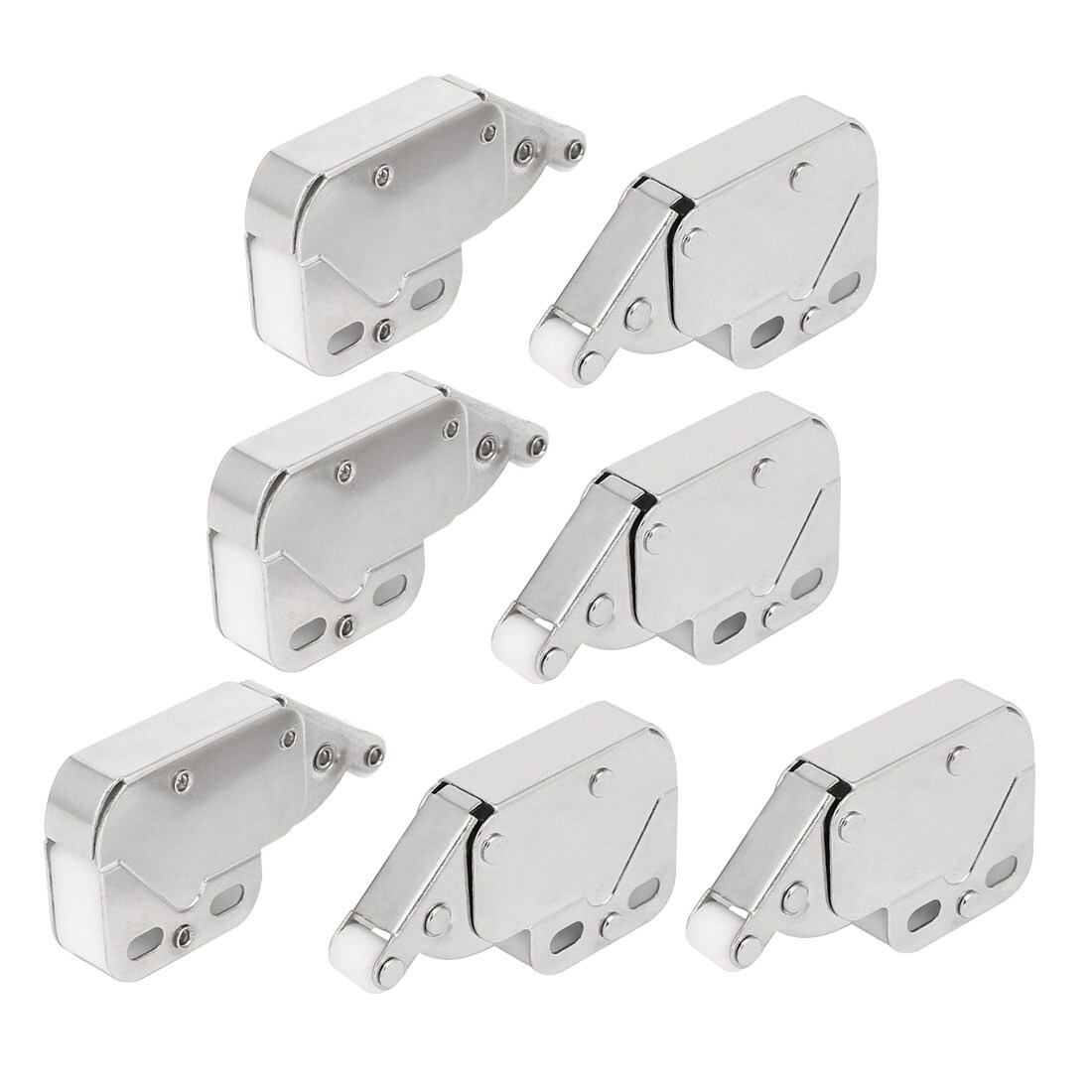 Home Push-to-Open One-touch Cabinet Cupboard Door Latch 48mm Long 6pcs ...