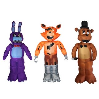Five Nights at Freddy's Inflatable Halloween Decorations: Bonnie, Foxy ...