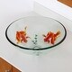 ELITE Bathroom Koi Fish Style Tempered Glass Vessel Sink & Chrome ...