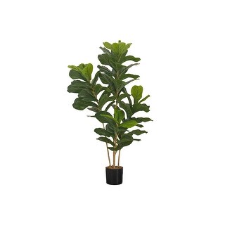 Artificial Plant, 41" Tall, Fiddle Tree, Indoor, Faux, Fake, Floor ...