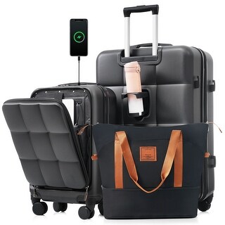 Innovative Luggage Set for Travelers with Multiple Advanced Features ...