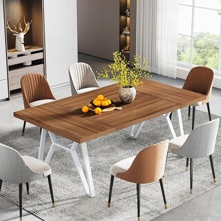 Dining Table for 6-8 People, 70 Inches Kitchen Table - Bed Bath ...