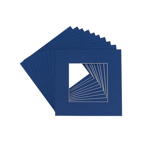 Pack of TEN 20x20 Mats Bevel Cut for 12x12 Photos - Acid Free Bottle ...
