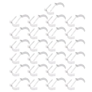 50pcs Carbon Steel One-Side Fixing Pipe Clamp Bracket Nail for 20mm Dia ...