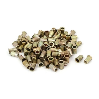 Reduced Head Open Ended Rivet Nut Round Insert Nutsert - M4 x 10mm ...