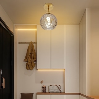 Modern Golden Ceiling Light Fixture E26 Rust-resistant Ceiling Light ...