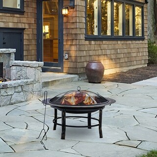 Steel Brazier Suitable For Backyard Riverside Outdoor - N/A - Bed Bath ...