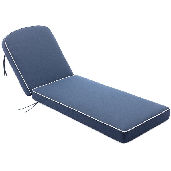 Set of 2 Extra Thick Outdoor Chaise Lounge Cushions 5 inch Thick On Sale Bed Bath Beyond 35531213