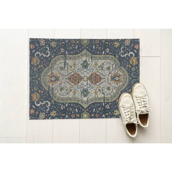 EMPIRE BLUE TEXTURE Outdoor Mat By Marina Gutierrez - On Sale - Bed ...