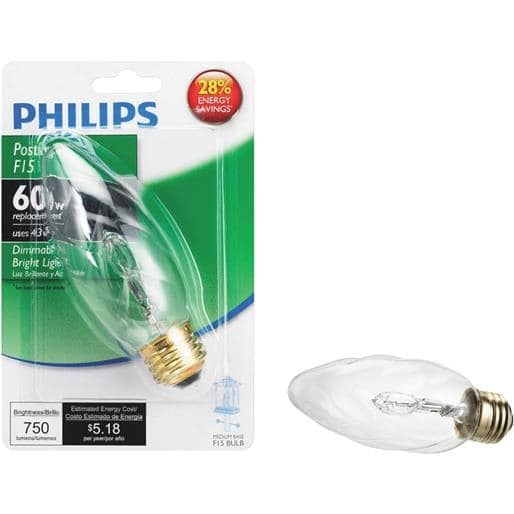 Philips Lighting Co 43W Clr Med Hal Bulb 474346 Unit: EACH - Bed Bath ...