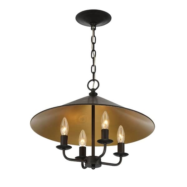 Lumanity - Oil Rubbed Bronze - 19"Dia x 14.5"H - Bed Bath & Beyond ...