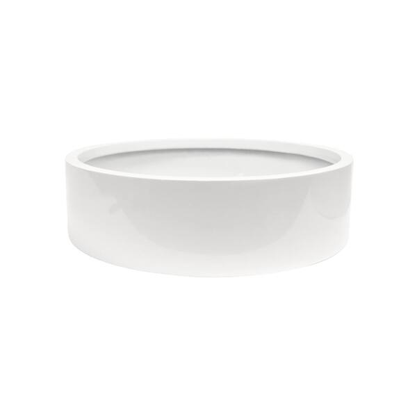 Shiny White Indoor Planter - Bed Bath & Beyond - 38306592