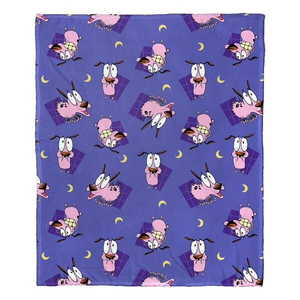 Cartoon Network's Courage The Cowardly Dog Silk Touch Throw Blanket ...