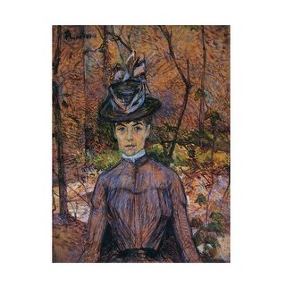 Henri de Toulouse Lautrec 'Portrait Of Suzanne Valadon' Canvas Art ...