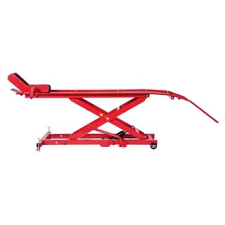 UIMOSO Motorcycle Lift Table, 1000lbs Weight Capacity, 360° Flexible ...