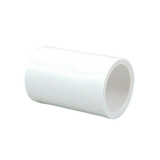 0.75 in. White Plastic PVC Coupling - Bed Bath & Beyond - 39110574