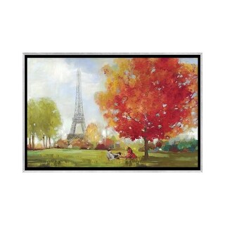 iCanvas "Paris Field" by Allison Pearce Framed - Bed Bath & Beyond ...