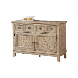 Transitional Dining Storage Server in Natural Tone - Bed Bath & Beyond ...