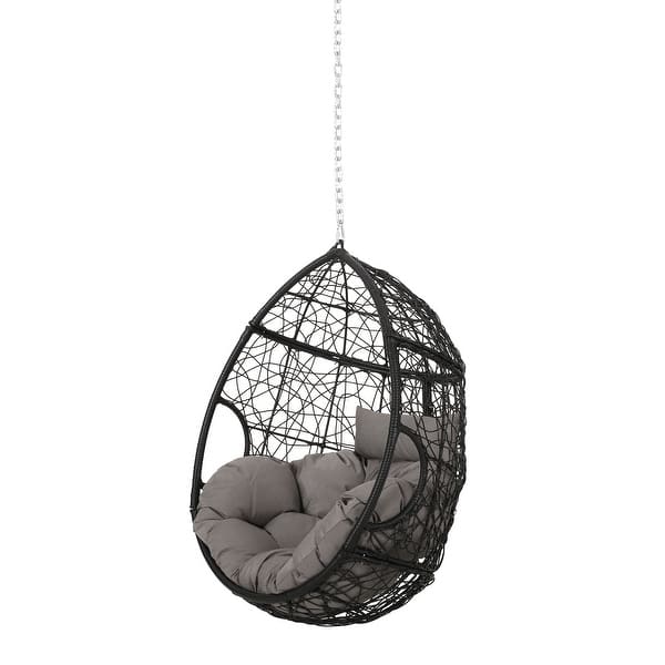 Mabel Wicker Hanging Chair by Christopher Knight Home - On Sale - Bed ...