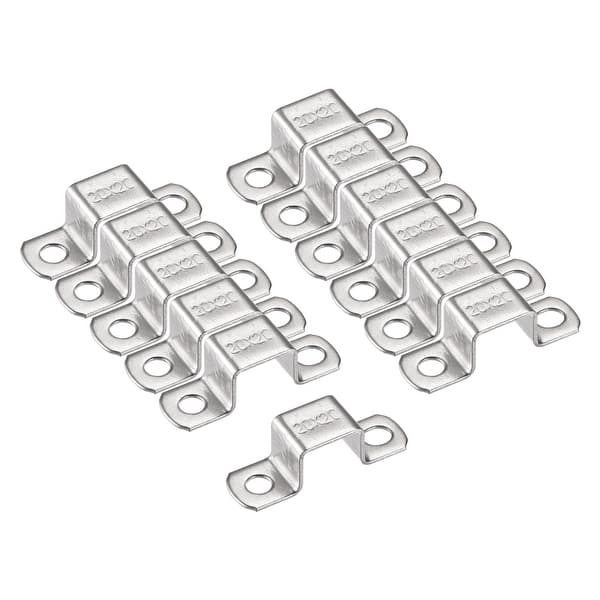 304 Stainless Steel U Shaped Connector Bracket for Door Closed 12pcs ...