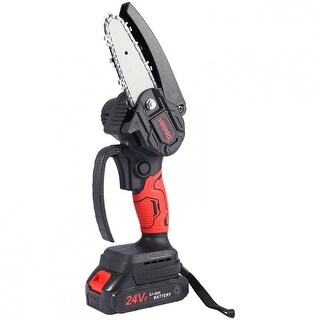 24V Electric Cordless Saw Wood Cutting Tools Tree Trimmer Chain Saw ...