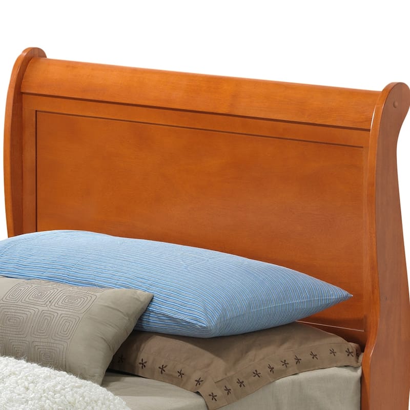 Louis Phillipe Wood Sleigh Bed - On Sale - Overstock - 31134916