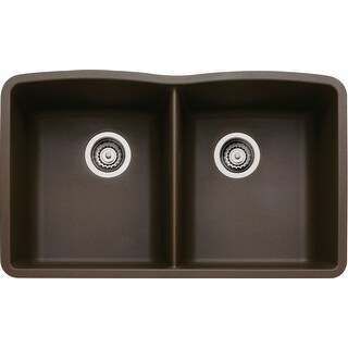 Blanco 440182 Diamond 32" Silgranit Granite Composite Undermount Equal ...