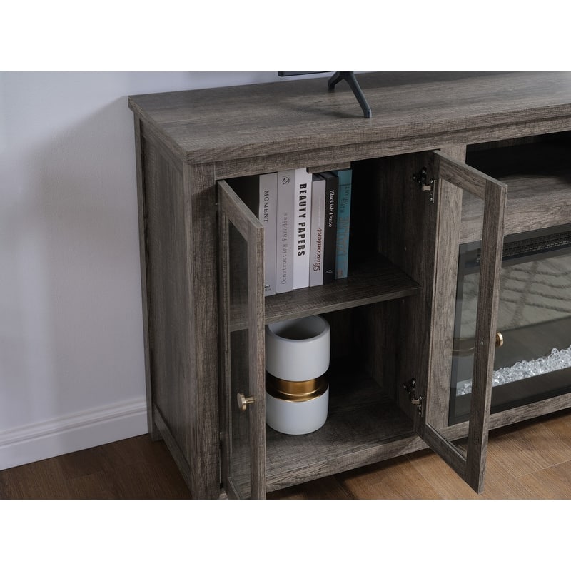 Ellington 70 inch Fireplace TV Stand ─ Electric Heater Console with ...