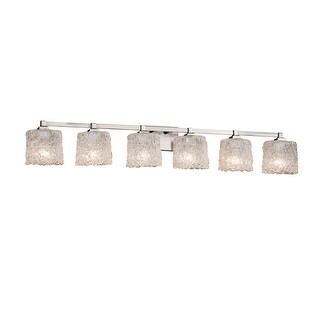 Justice Design Veneto Luce Regency 6-light Brushed Nickel Bath Bar ...
