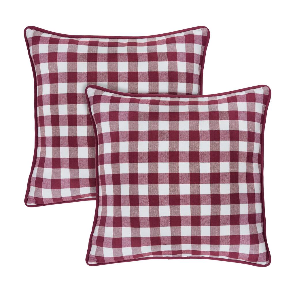 Buffalo Check Throw Pillow Covers - Overstock - 32834657