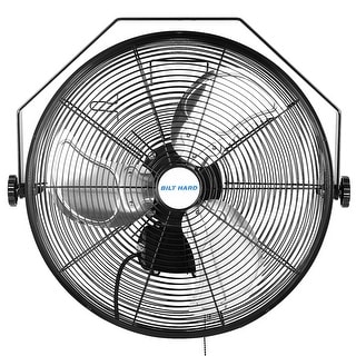 4300 CFM 18 in. Outdoor Wall Mount Fan, 3-Speed Waterproof Wall Fan ...