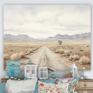 Designart "Moody Highway Road Scenery I" Road Wall Art - Bed Bath ...