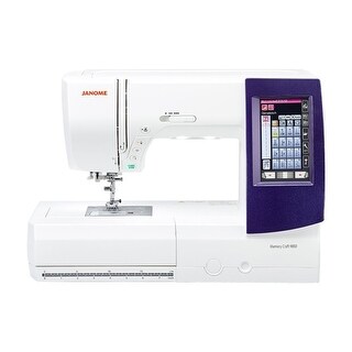 Janome Horizon Memory Craft 9850 LCD Touchscreen Sewing Machine - Bed ...