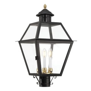 Norwell Lighting Lexington 3 Light 25" Tall Outdoor Post Light with ...