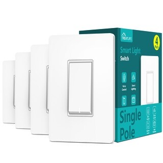 White Single Pole Smart Light Switch - Bed Bath & Beyond - 31795098