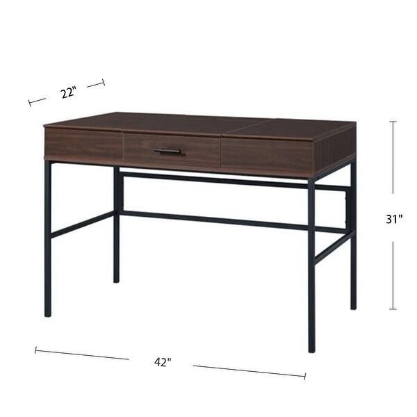 Built-in USB Port Writing Desk in Natural - Bed Bath & Beyond - 35722043