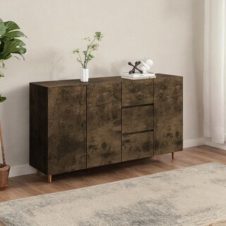 Comprehensive Storage with Divided Display:Versatile Side Cabinets for ...